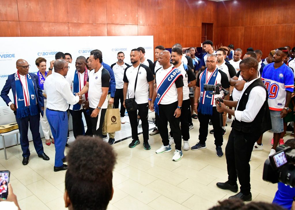 Cape Verde players honored after World Cup qualification