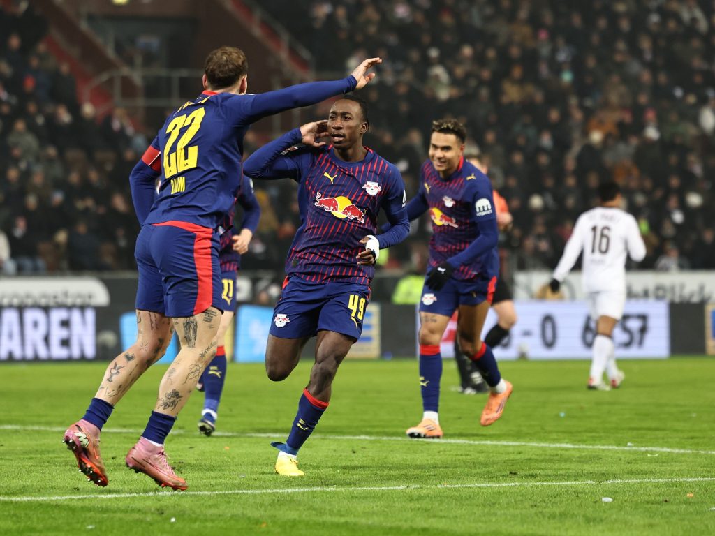 Dynamic Diomande! Ivorian forward stars again with goal in RB Leipzig draw